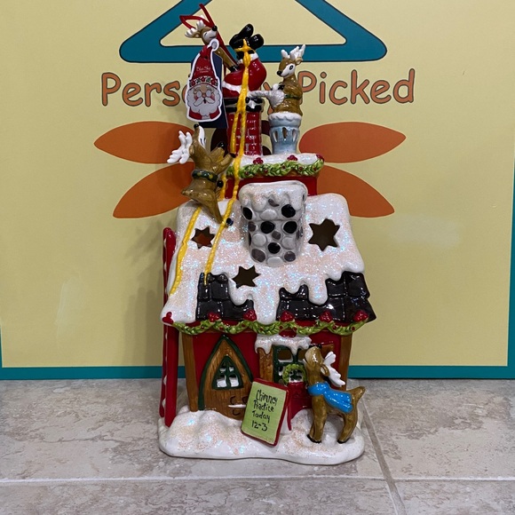 Blue Sky Clayworks | Holiday | Blue Sky Clayworks Reindeerville Chimney ...